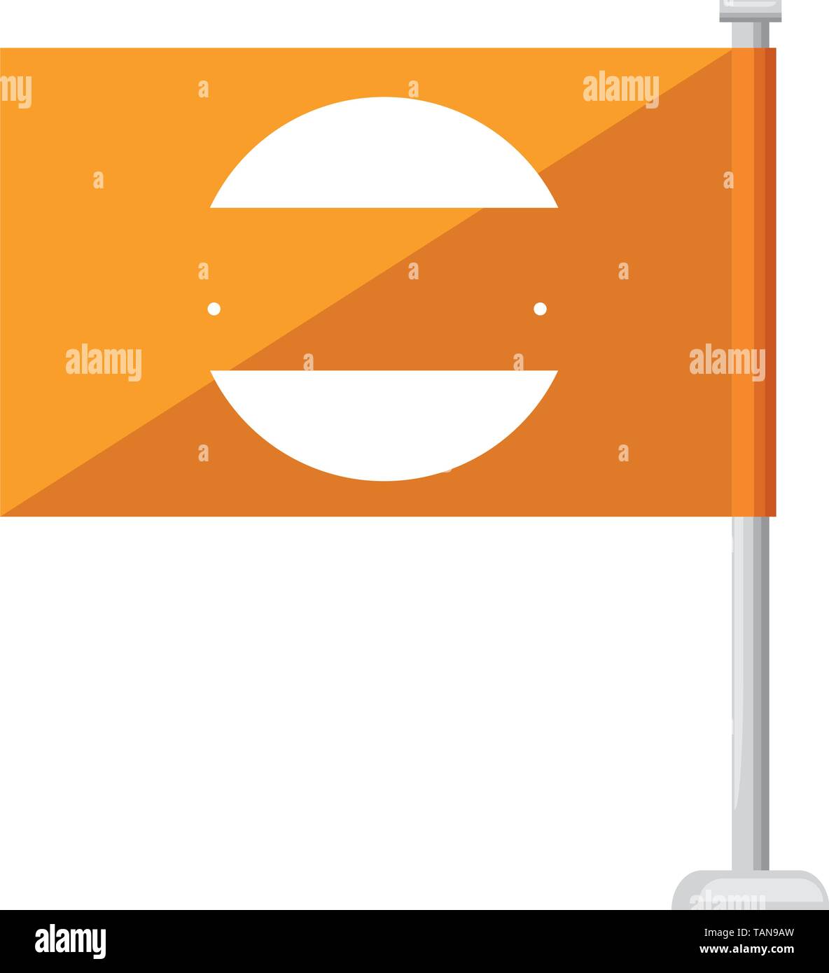flag with commercial emblem print Stock Vector Image & Art - Alamy