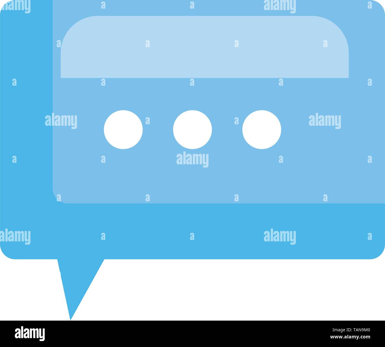 speech bubble message icon vector illustration Stock Vector Image & Art ...