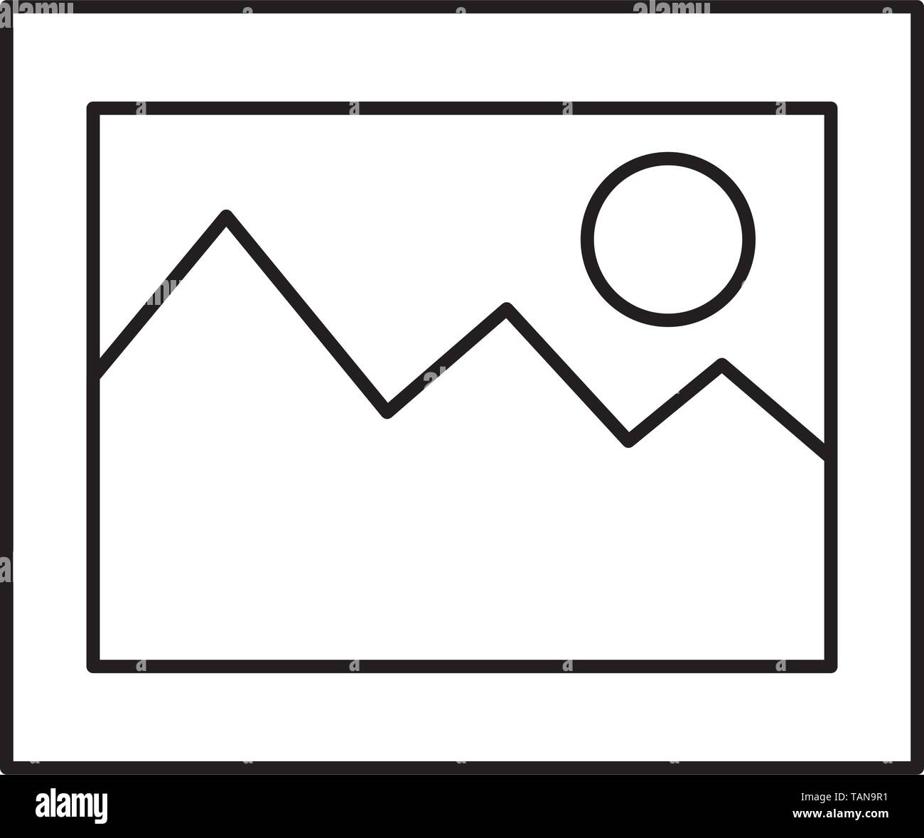picture file format icon vector illustration Stock Vector Image & Art ...
