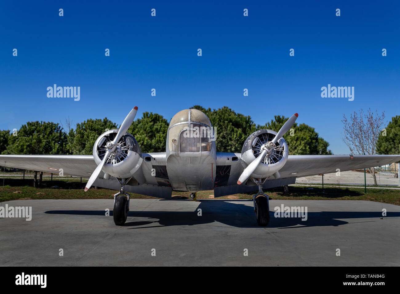 Old military aircraft Stock Photo - Alamy