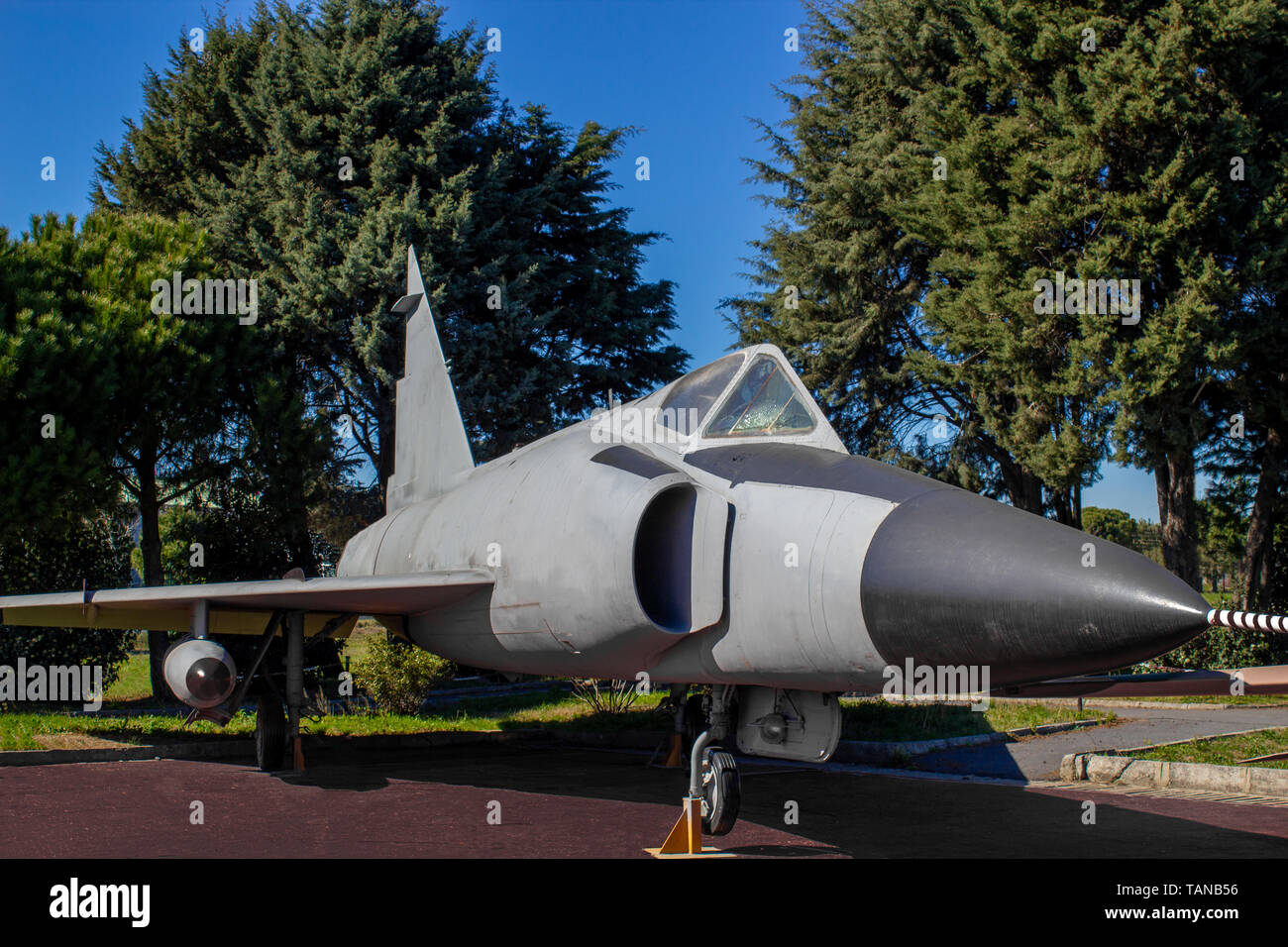 Old military fighter aircraft Stock Photo - Alamy