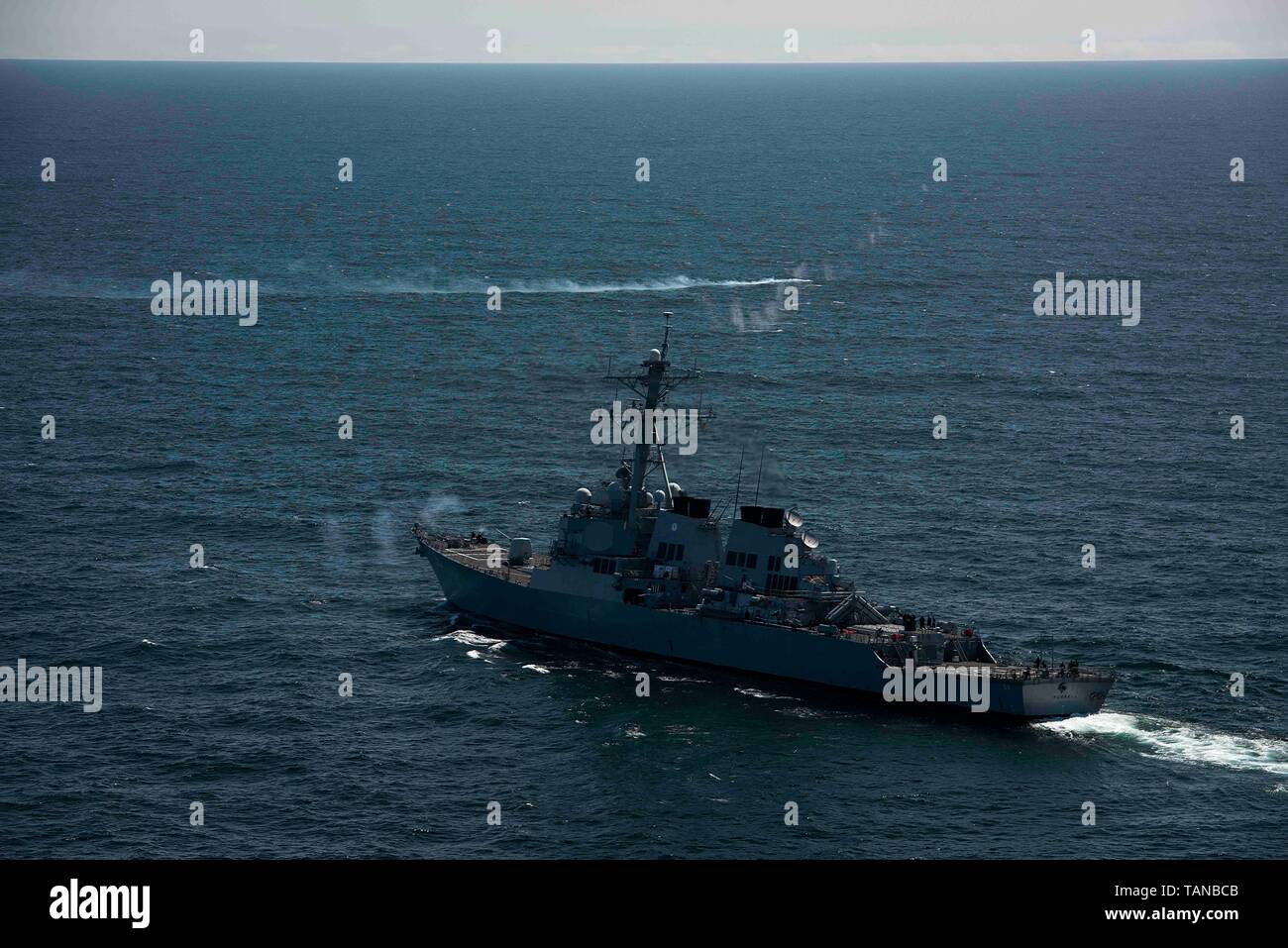 190524-N-XC372-1345 GULF OF ALASKA (May 24, 2019) The Arleigh Burke ...