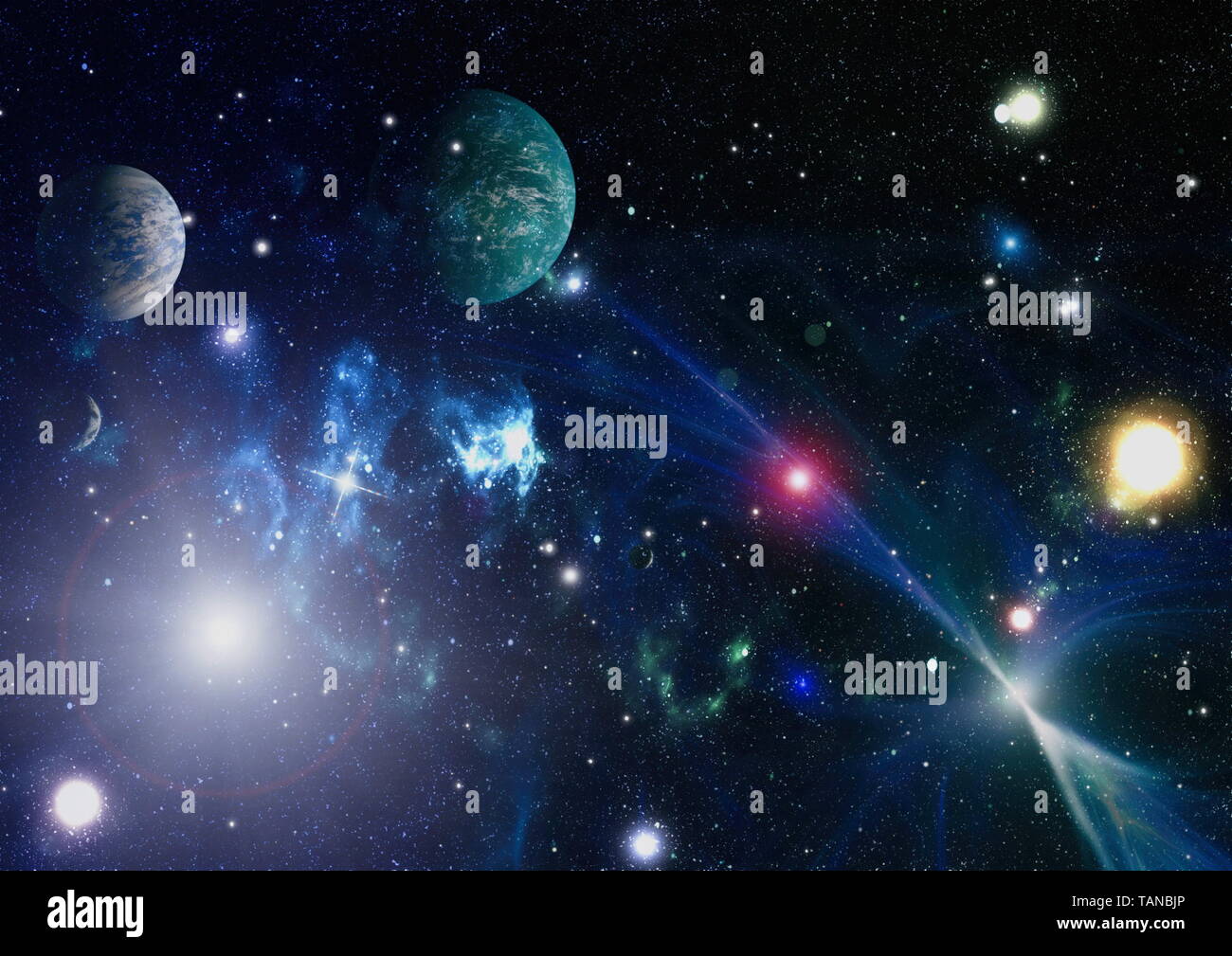 Colorful deep space. Universe concept background. Elements of this ...