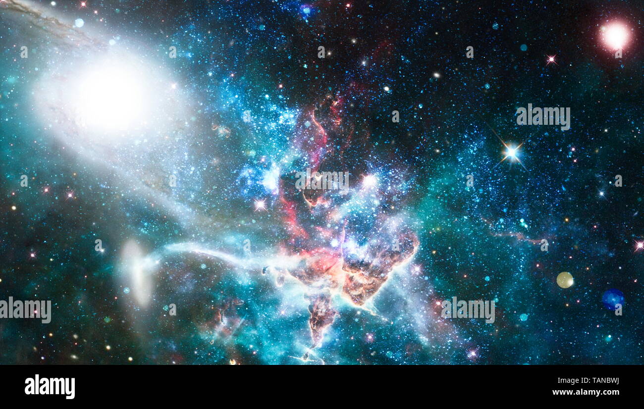 Sparkle shinny blue star particle motion on black background, starlight ...