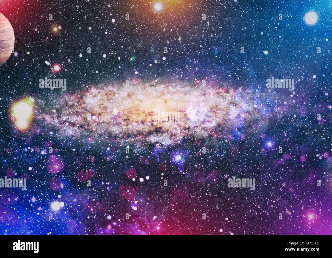 Sparkle shinny blue star particle motion on black background, starlight ...