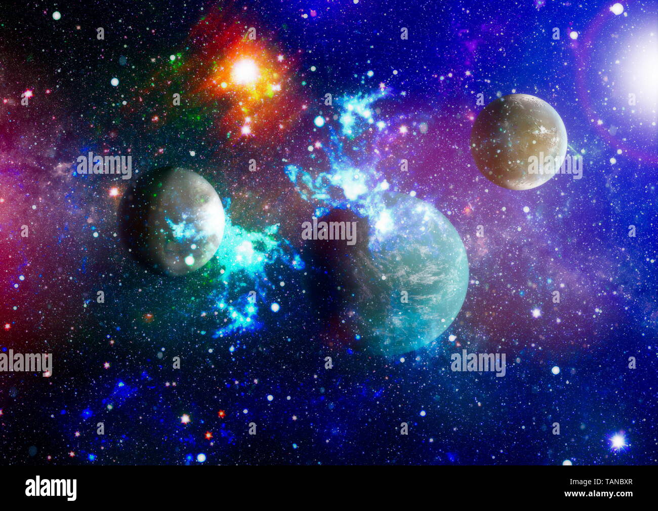 Sparkle shinny blue star particle motion on black background, starlight ...