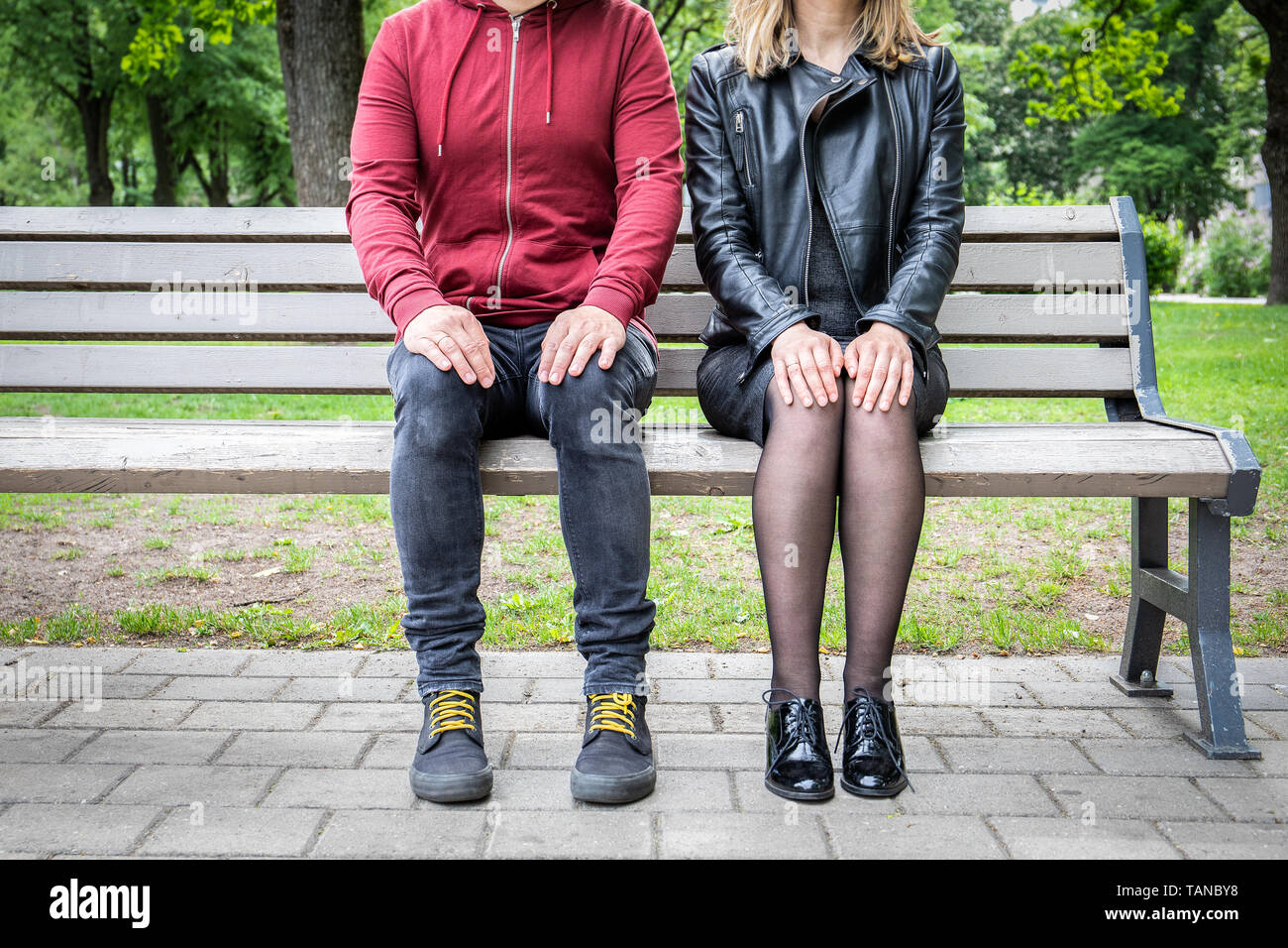 Relationship and body language concept Stock Photo - Alamy