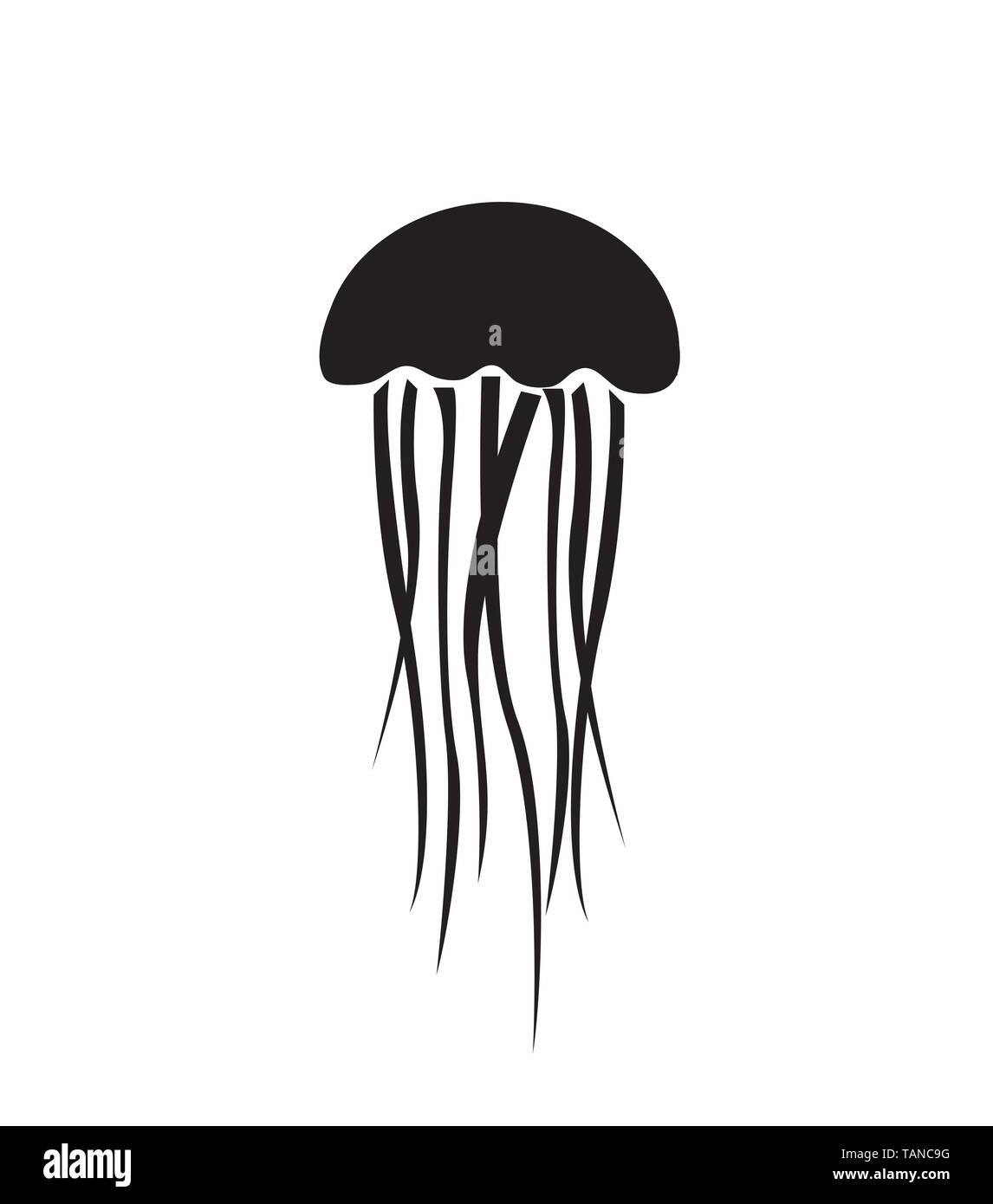 jellyfish icon, vector illustration Stock Vector Image & Art - Alamy
