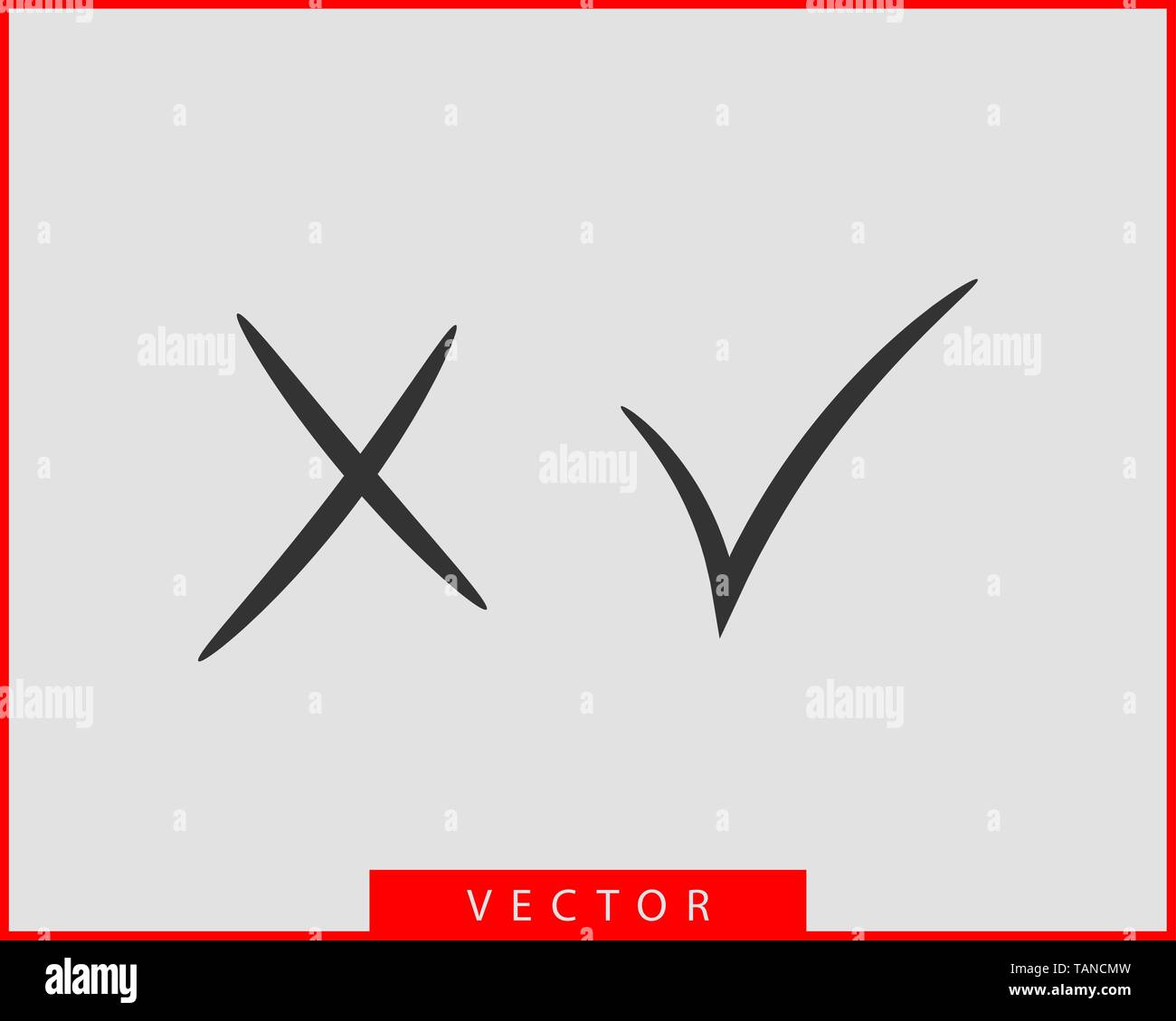 Check mark icon vector symbol design element Stock Vector Image & Art ...