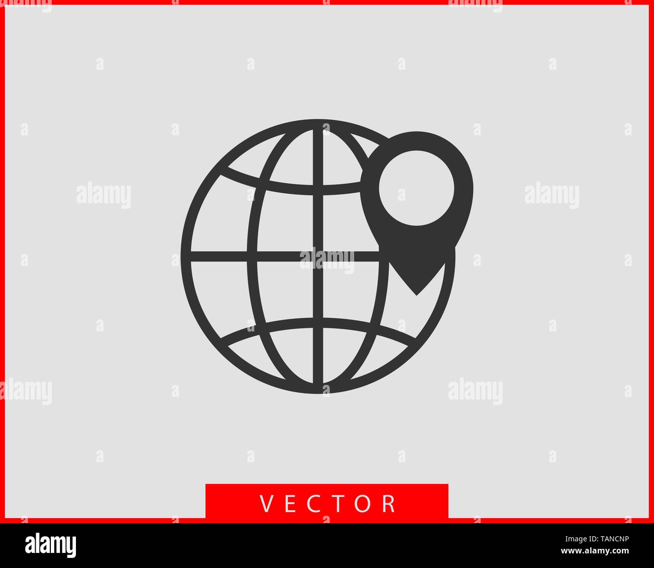 Map area circle Stock Vector Images - Alamy