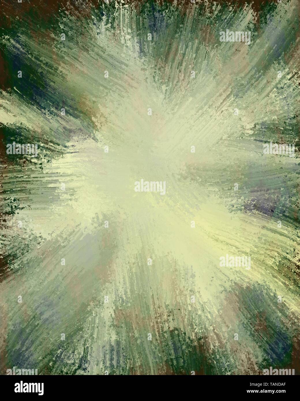 sun rays shine, abstract painting, frame for banner background Stock ...