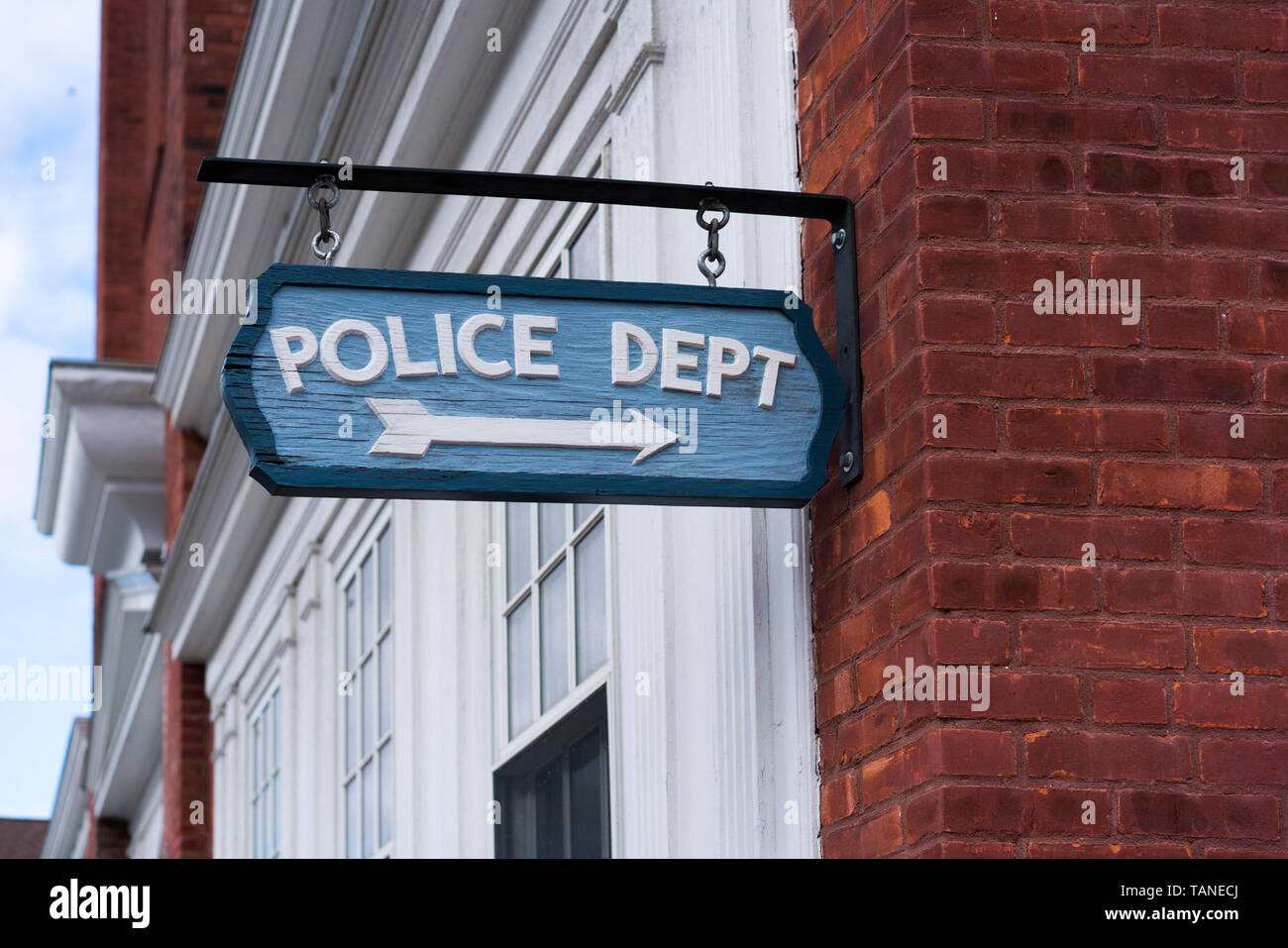Old Police Station Sign High Resolution Stock Photography and Images ...
