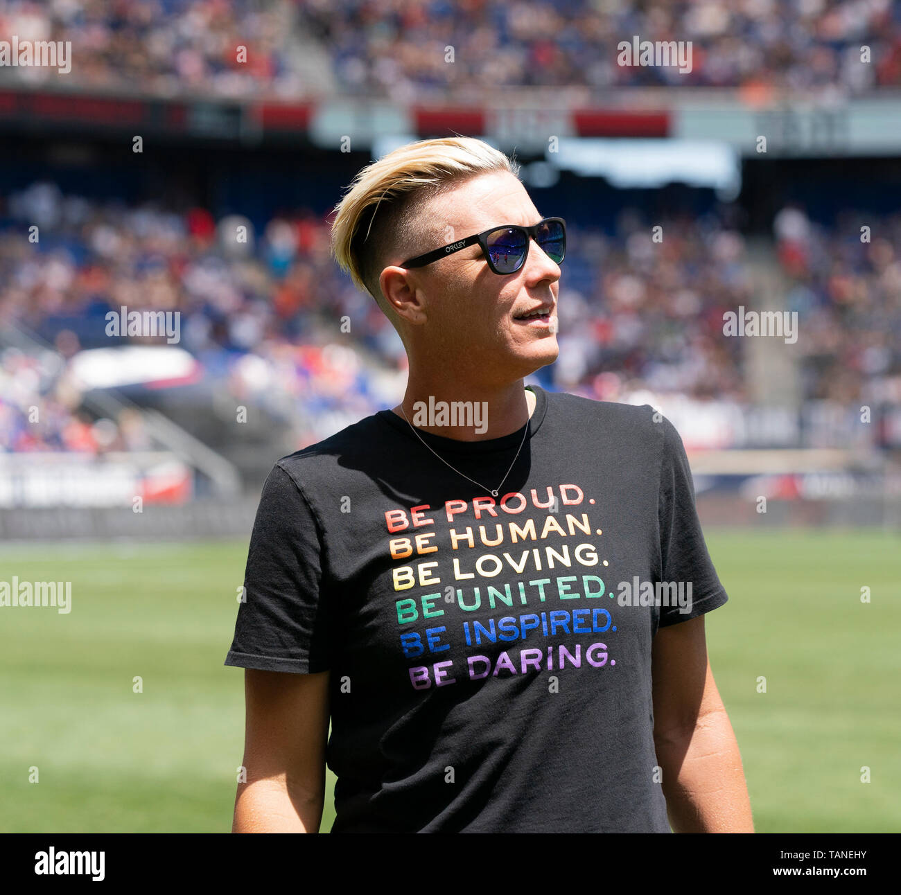 Harrison, United States. 26th May, 2019. Hall of Fame inductee Abby ...