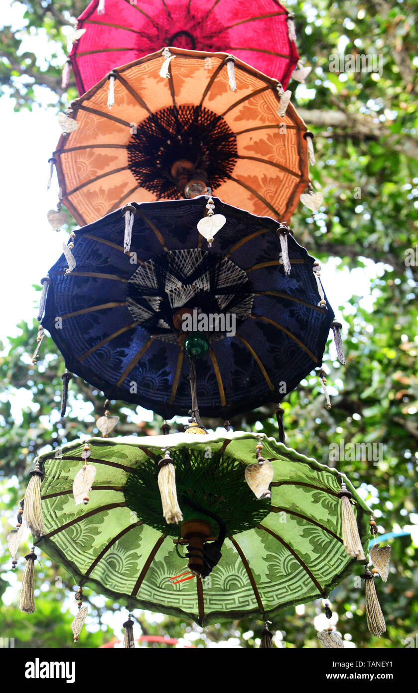Bali indonesia balinese umbrella hi-res stock photography and images ...