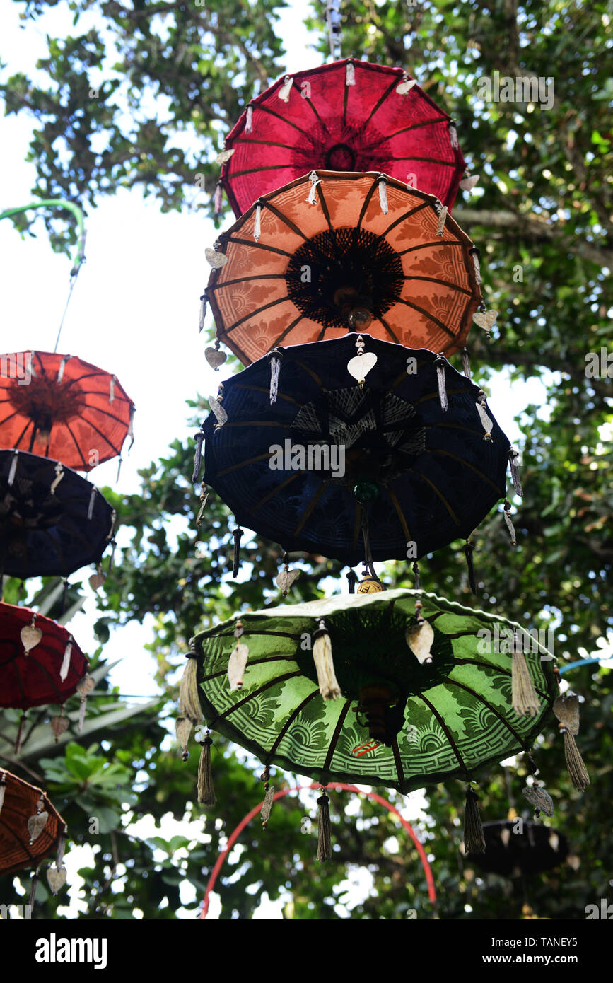 Bali indonesia balinese umbrella hi-res stock photography and images ...