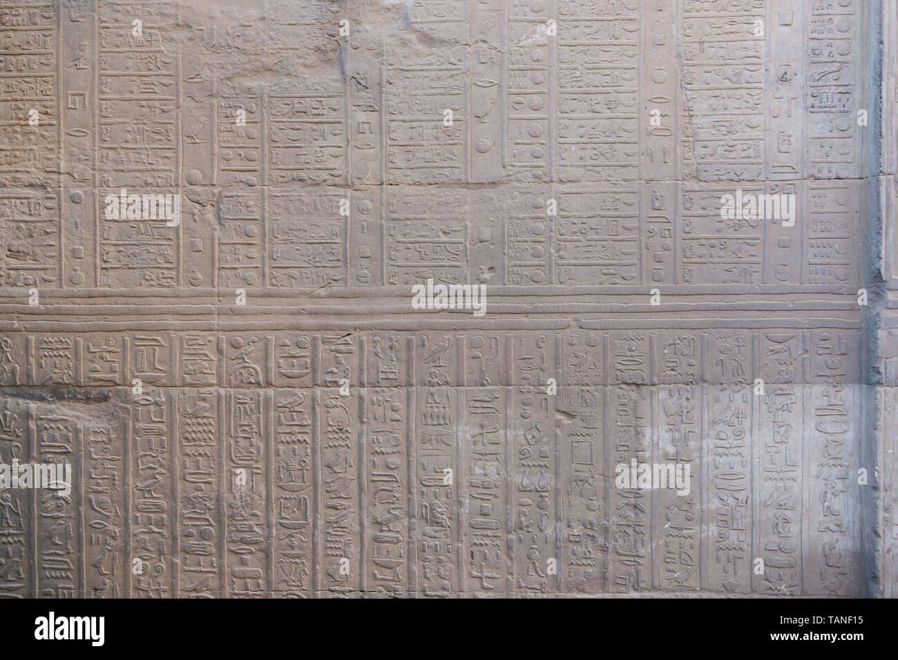 Egyptian calendar temple hi-res stock photography and images - Alamy