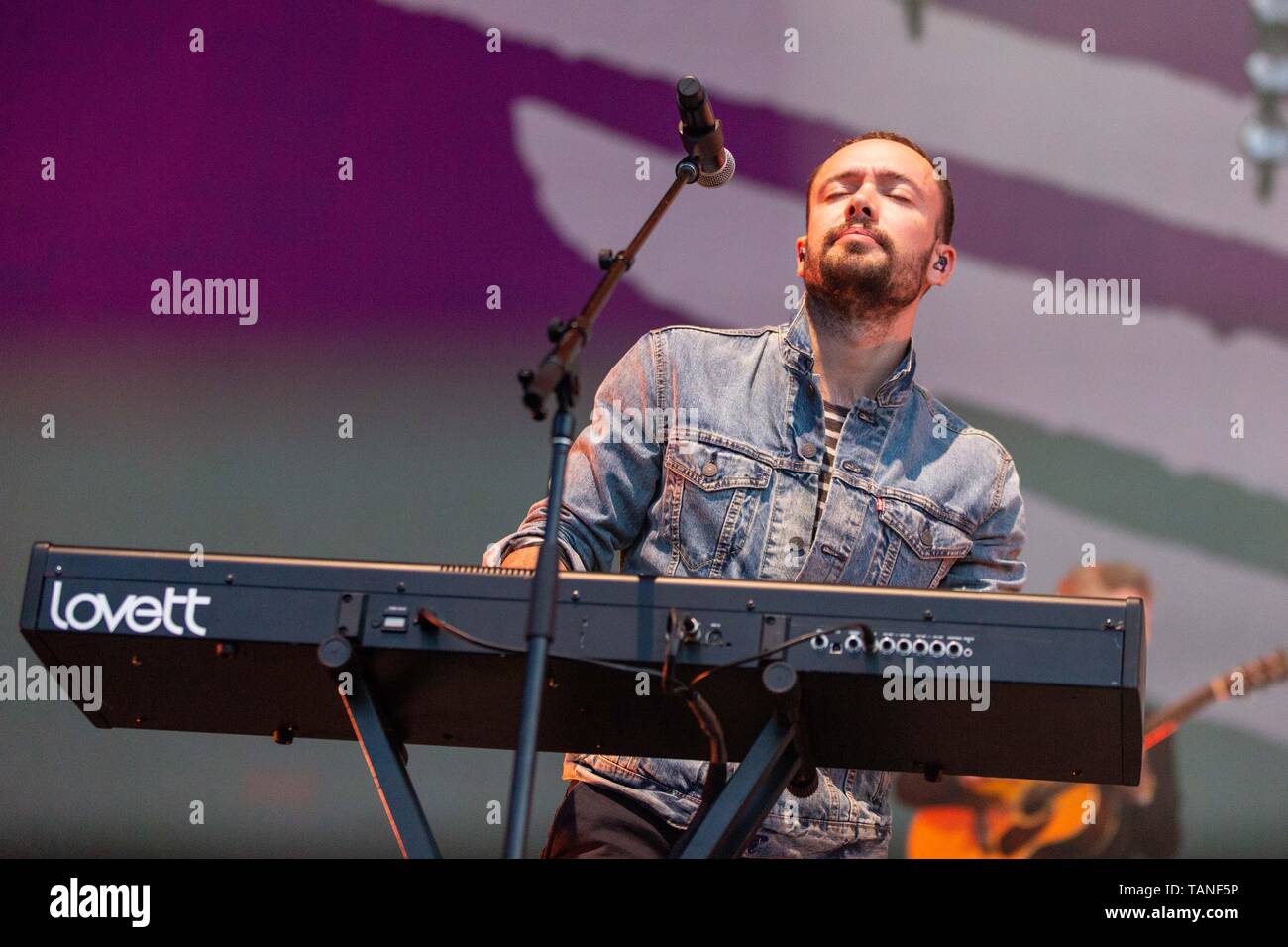 May 26, 2019 - Napa, California, U.S - BEN LOVETT of Mumford & Sons ...
