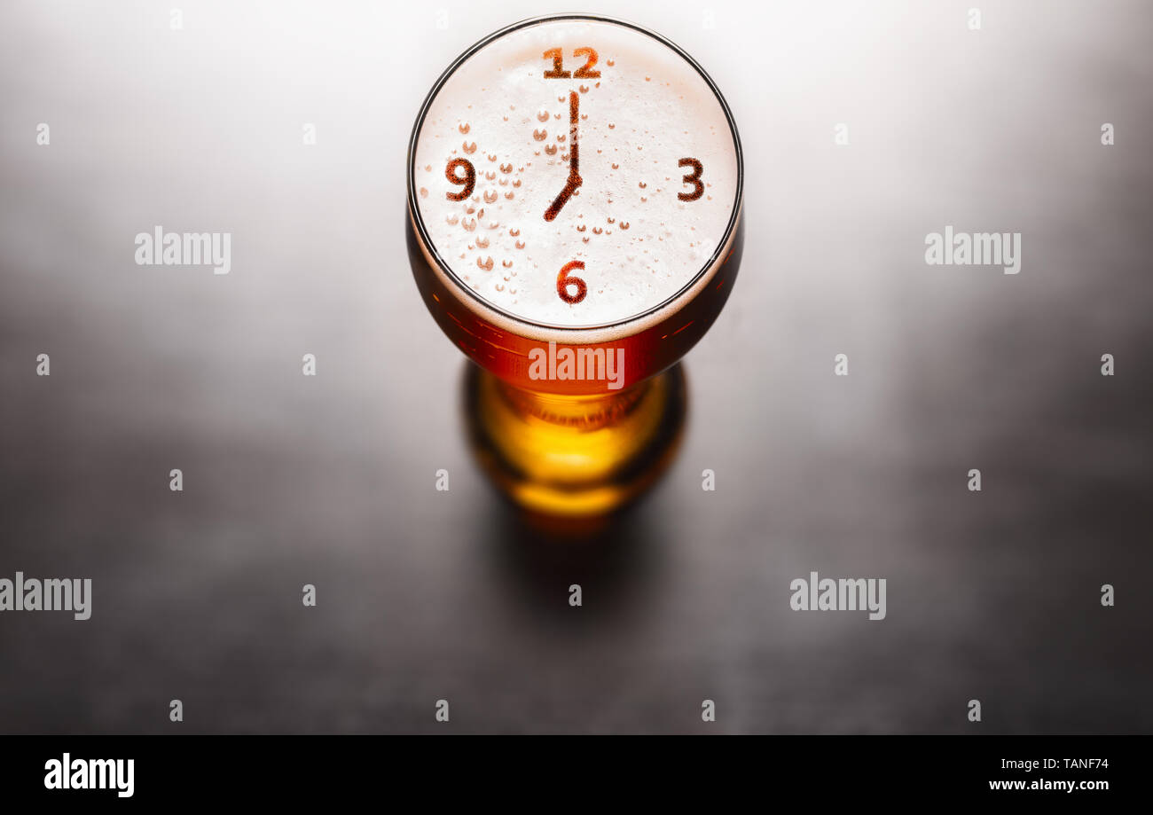 Time for beer concept Stock Photo - Alamy
