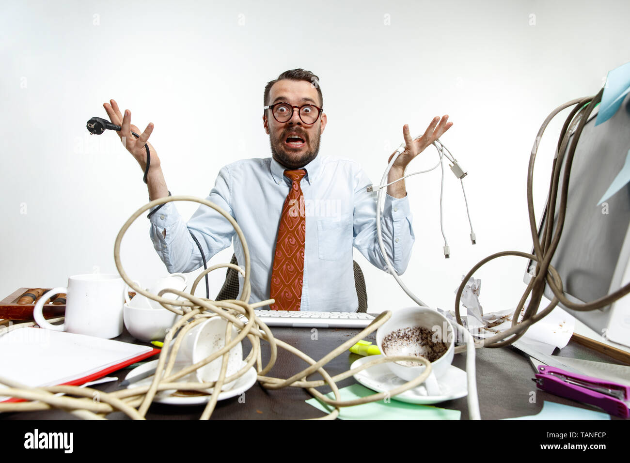Completely tangled hi-res stock photography and images - Alamy