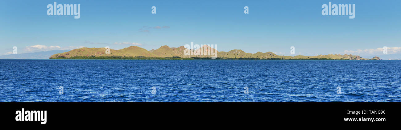 Beautiful landscapes of islands in the Labuan Bajo region of Flores ...