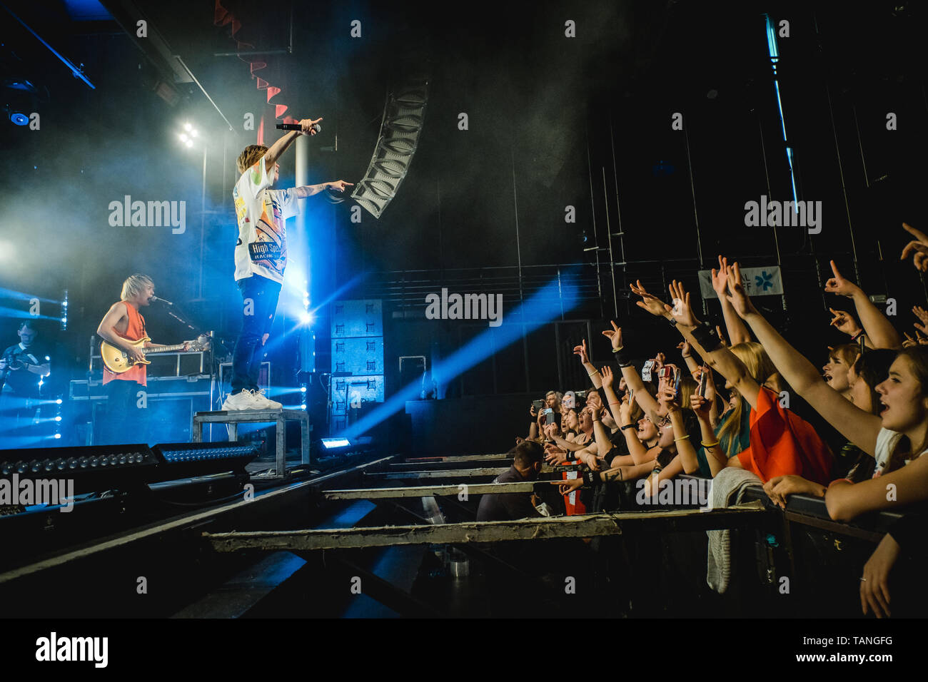 Switzerland, Zurich - May 24, 2019. The Japanese rock band One Ok Rock ...