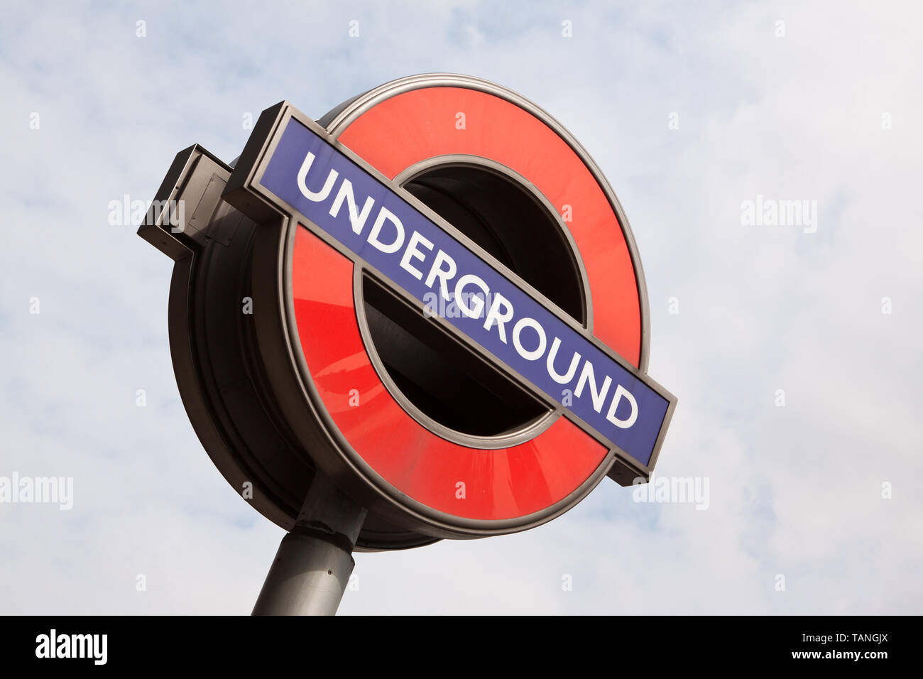 The iconic London underground sign in London, England, UK Stock Photo ...