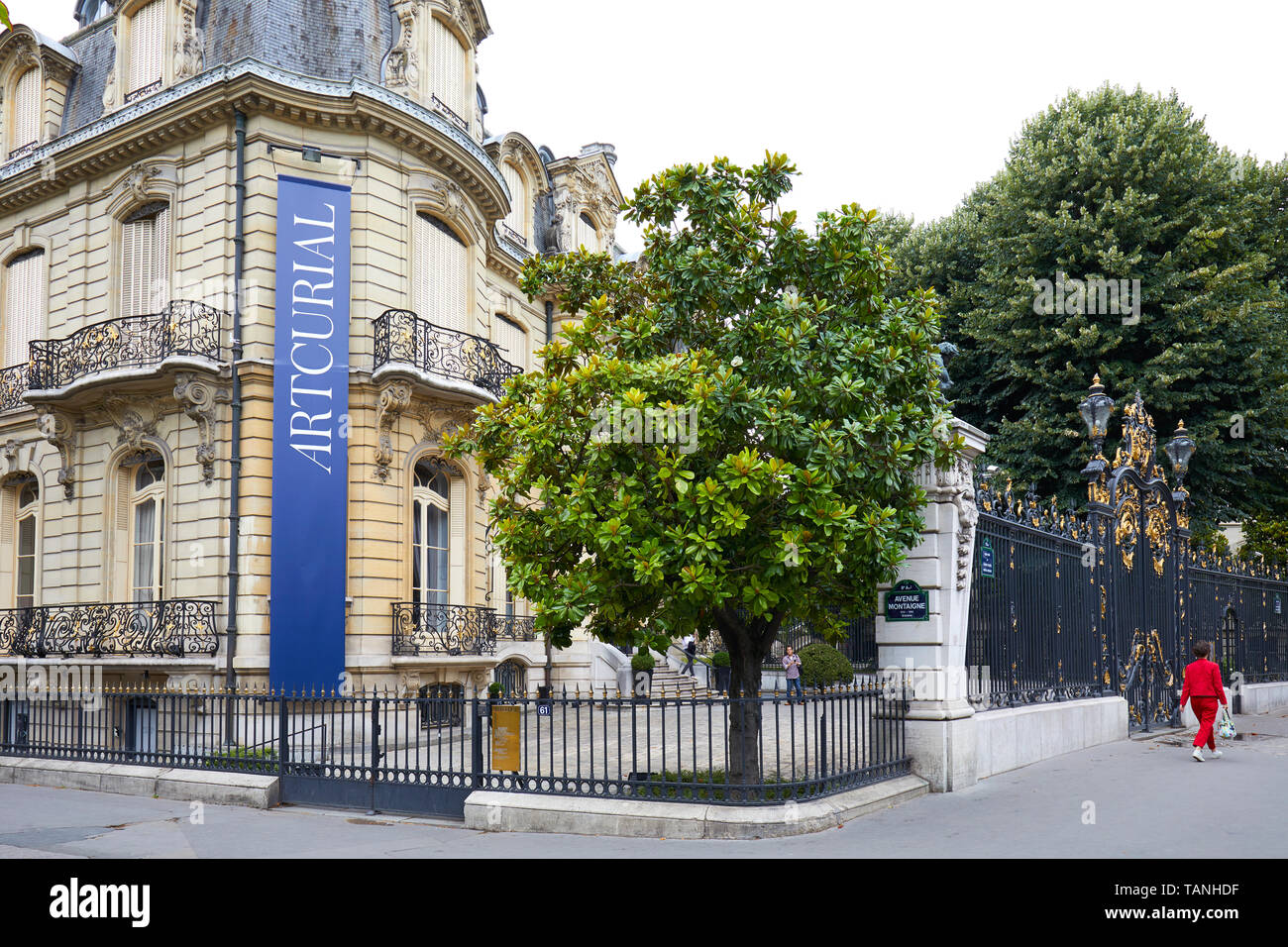 PARIS, FRANCE - JULY 22, 2017: Marcel Dassault building hosts Artcurial ...