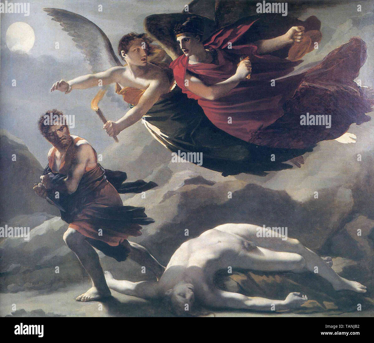 Pierre-Paul Prud'hon - justice divine vengeance pursuing crime 1808 ...