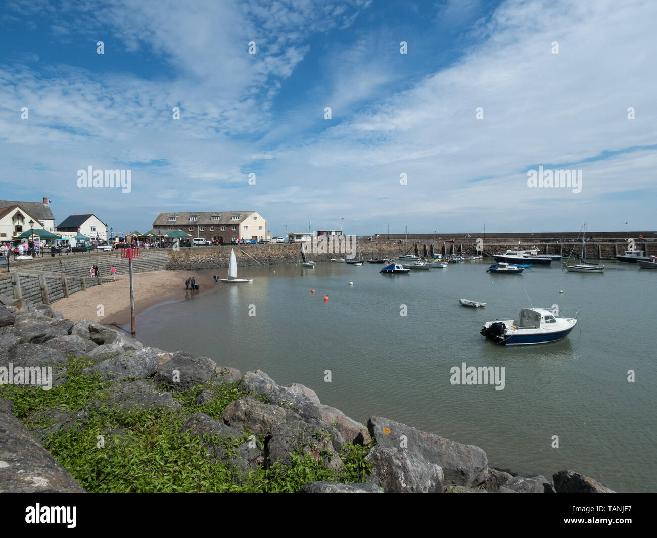 Minehead harbour hi-res stock photography and images - Alamy