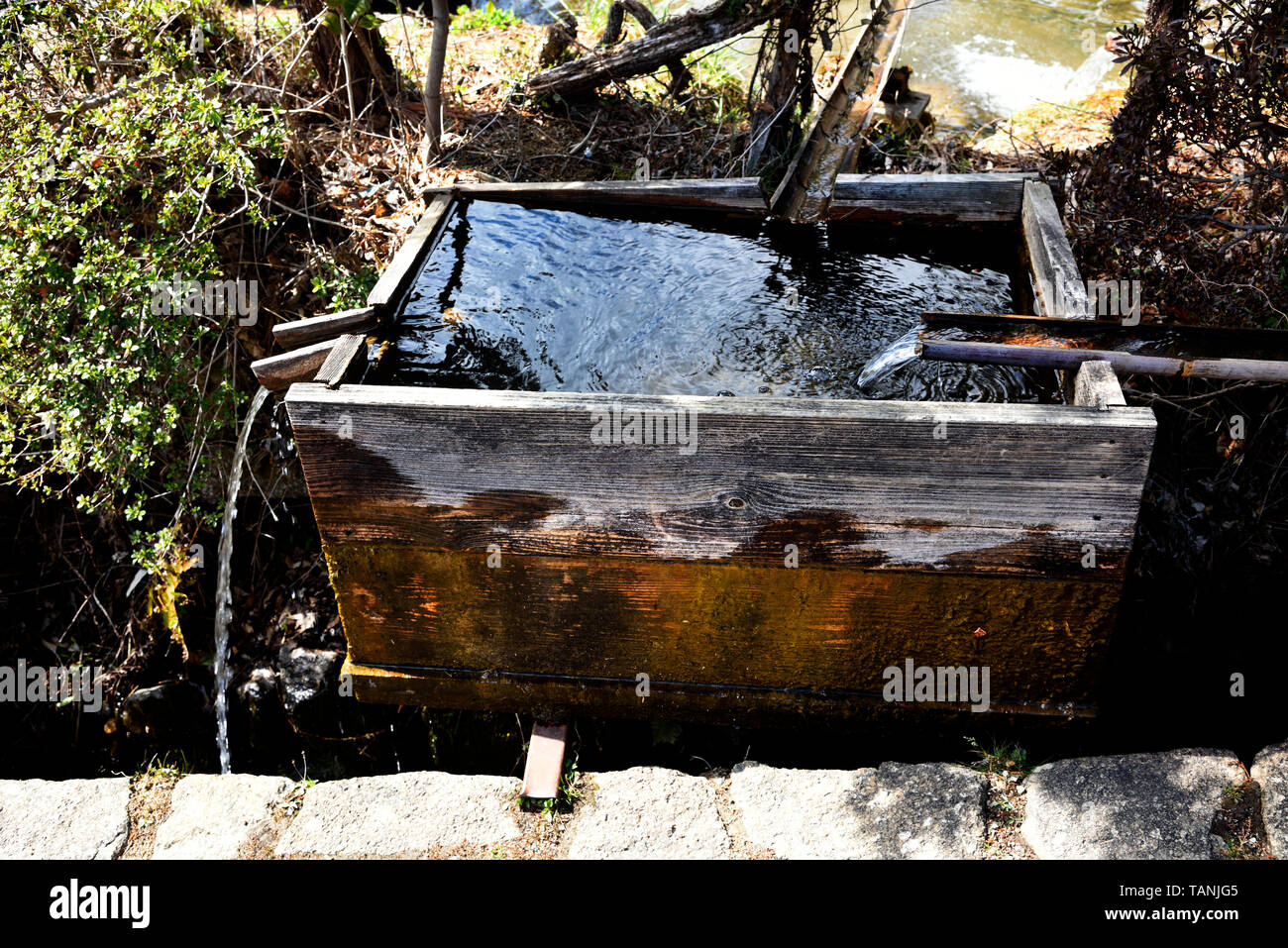 Water tank Japan Stock Photo - Alamy
