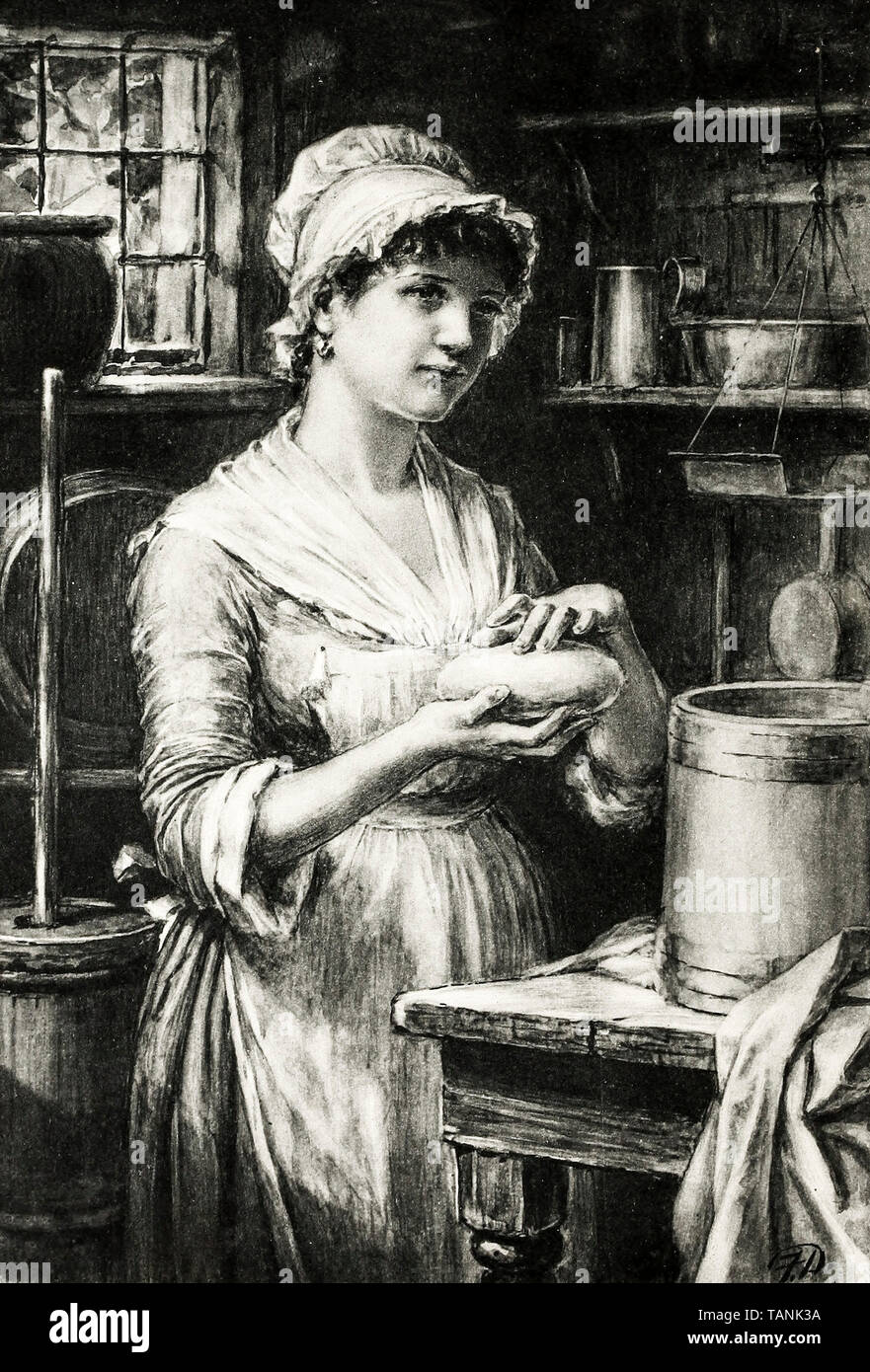 Hetty sorrel working in the dairy hi-res stock photography and images ...