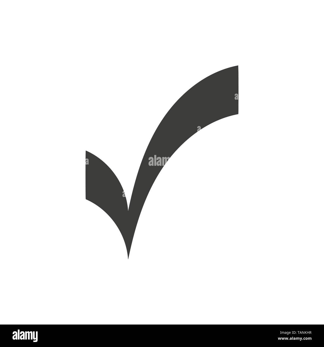 Black Check Mark Symbol