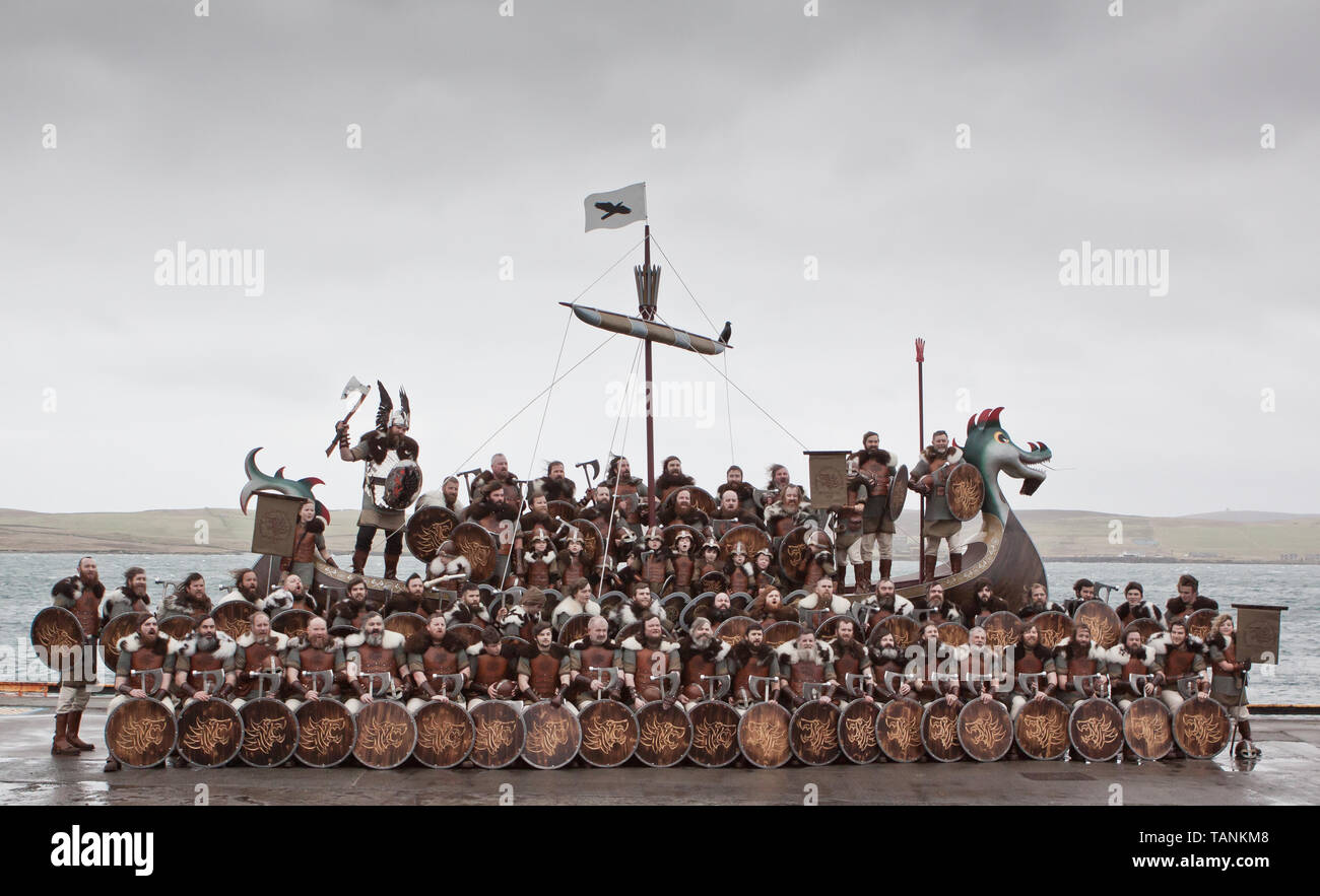 Lerwick, Shetland Isles, Scotland, UK. 31st January 2017. Up Helly Aa ...