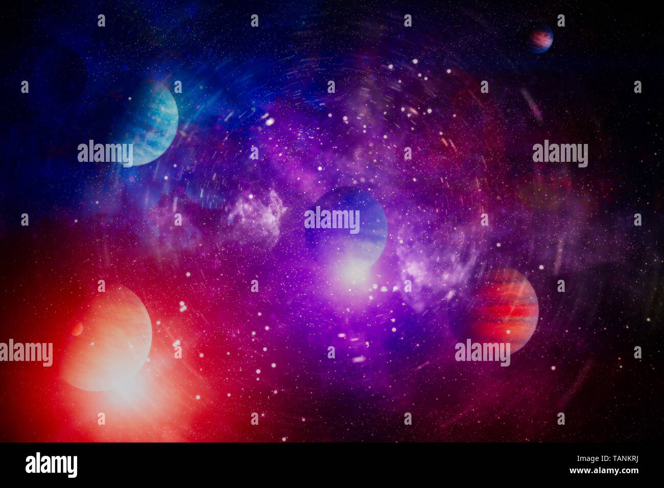 Colorful deep space. Universe concept background. Elements of this ...
