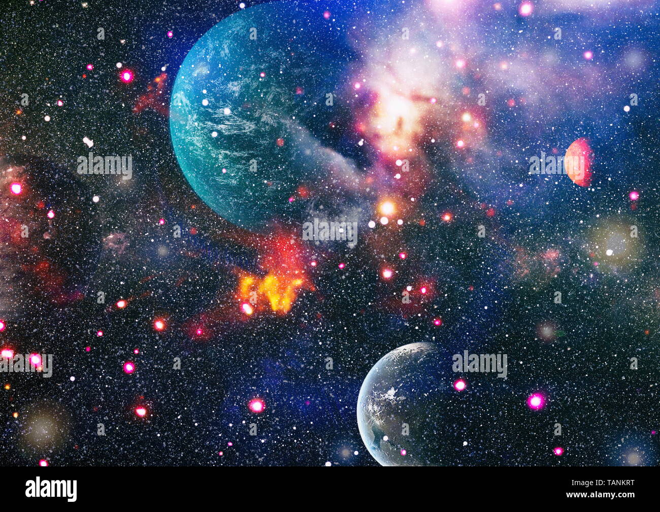 Colorful deep space. Universe concept background. Elements of this ...