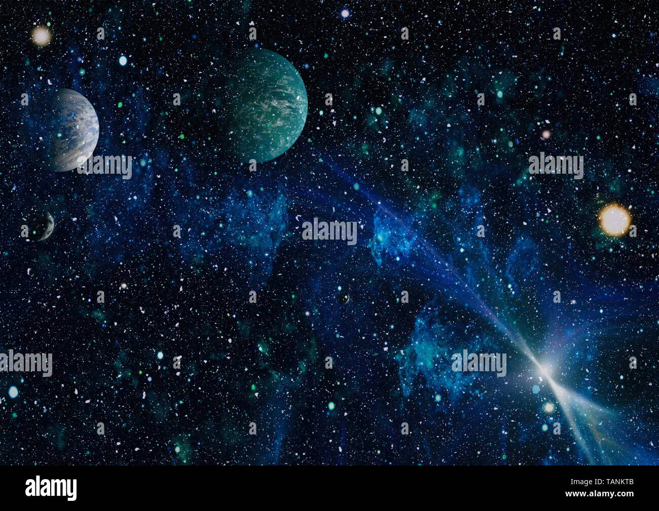 Sparkle shinny blue star particle motion on black background, starlight ...