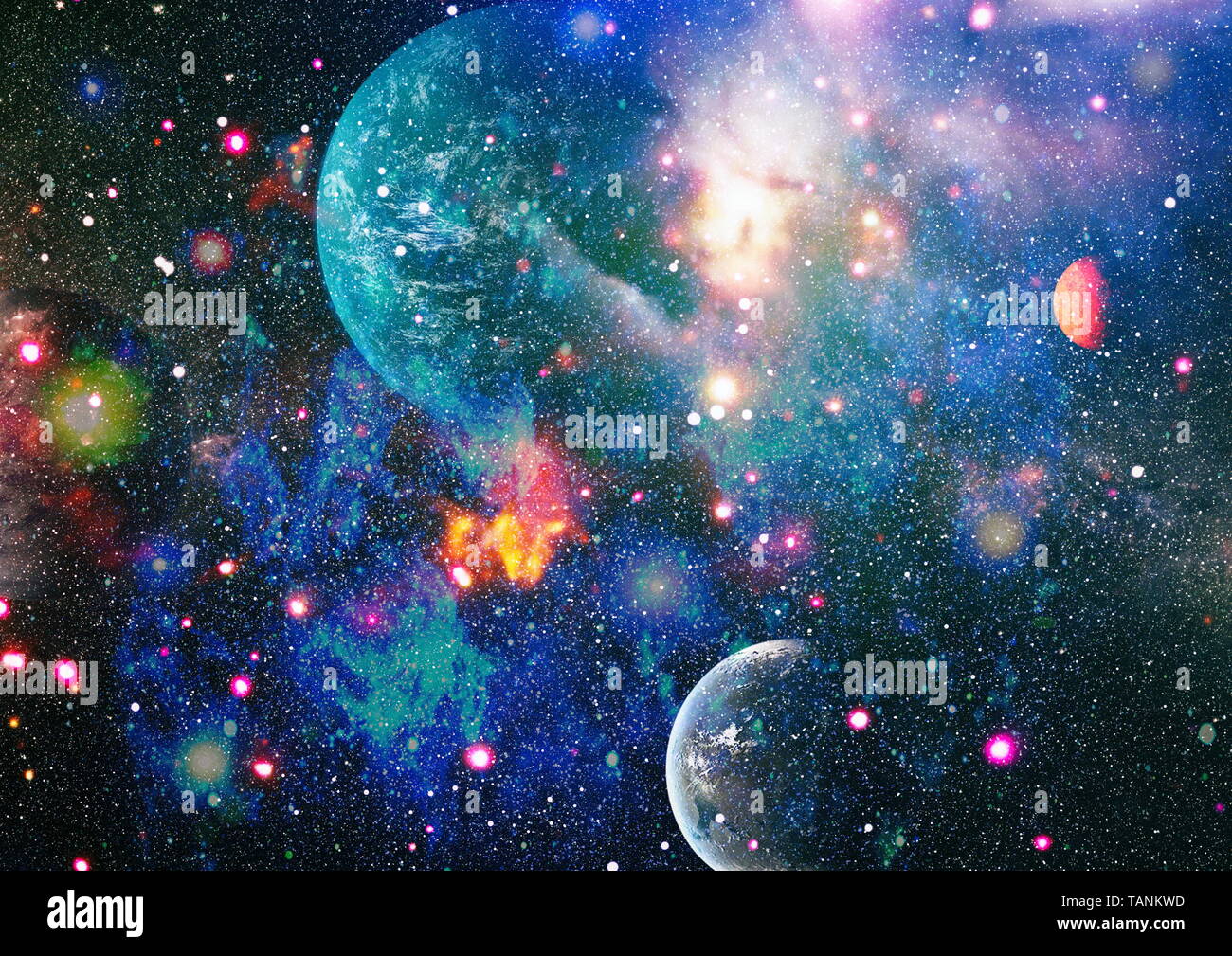 Sparkle shinny blue star particle motion on black background, starlight ...