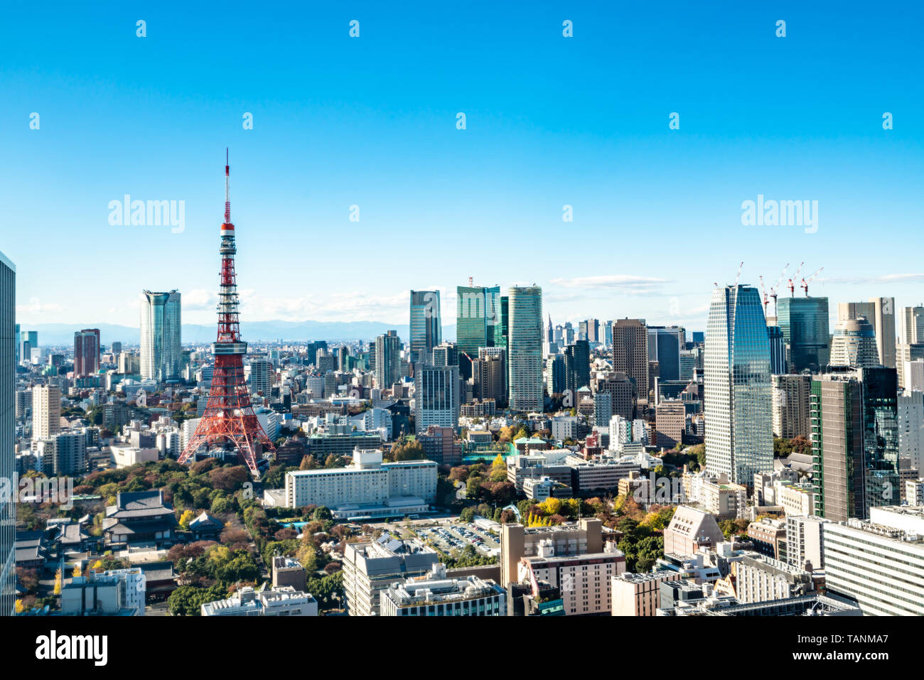 Panoramic map of tokyo hi-res stock photography and images - Alamy