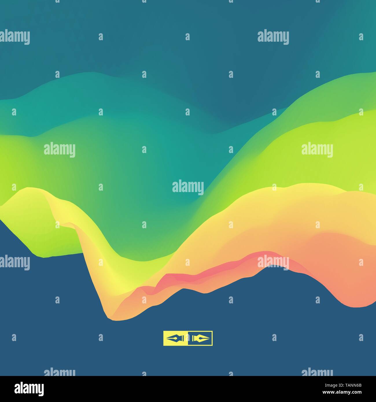 Colorful Abstract Background. Dynamic Effect. Futuristic Technology ...