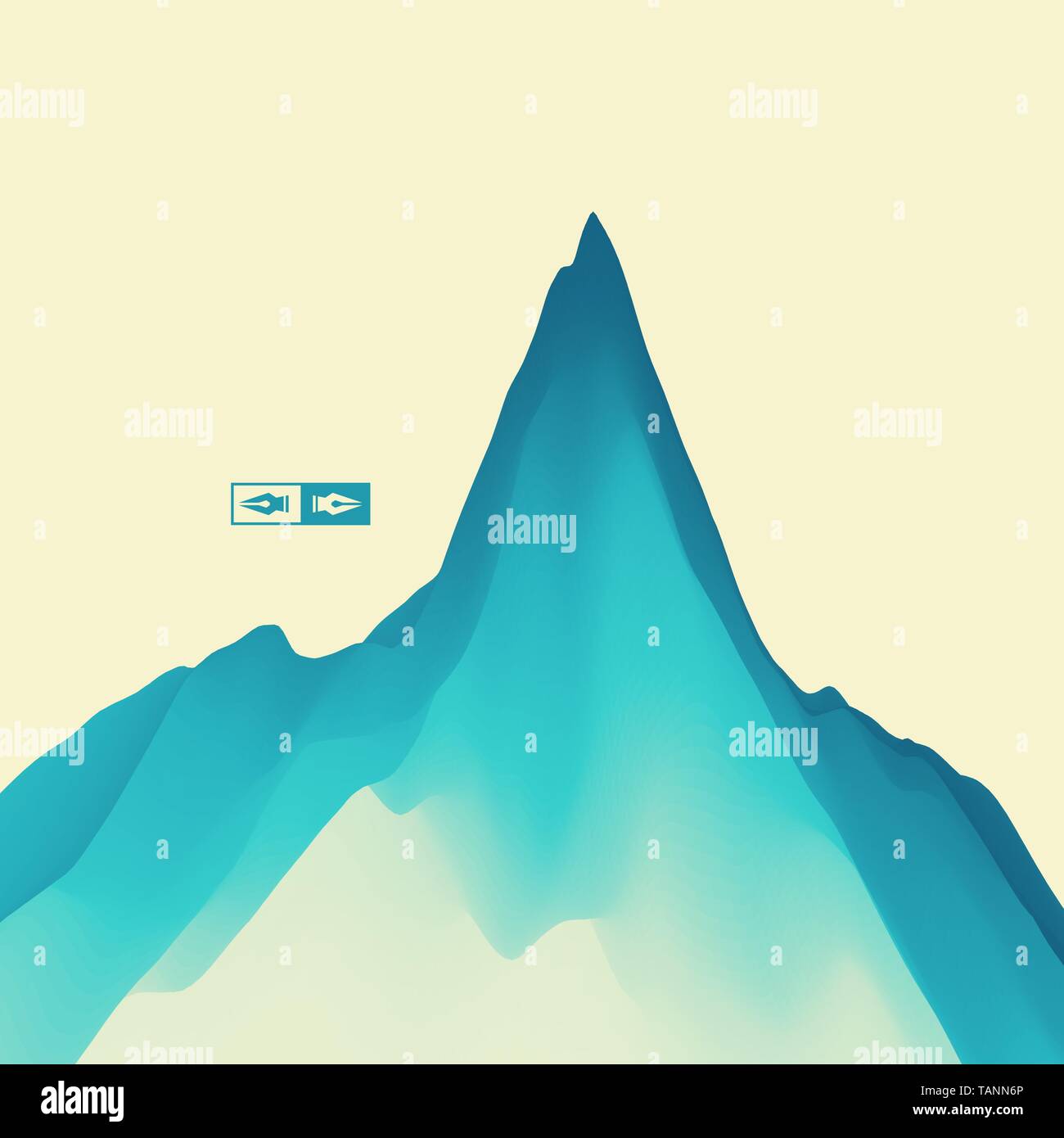 Mountainous topography Stock Vector Images - Alamy