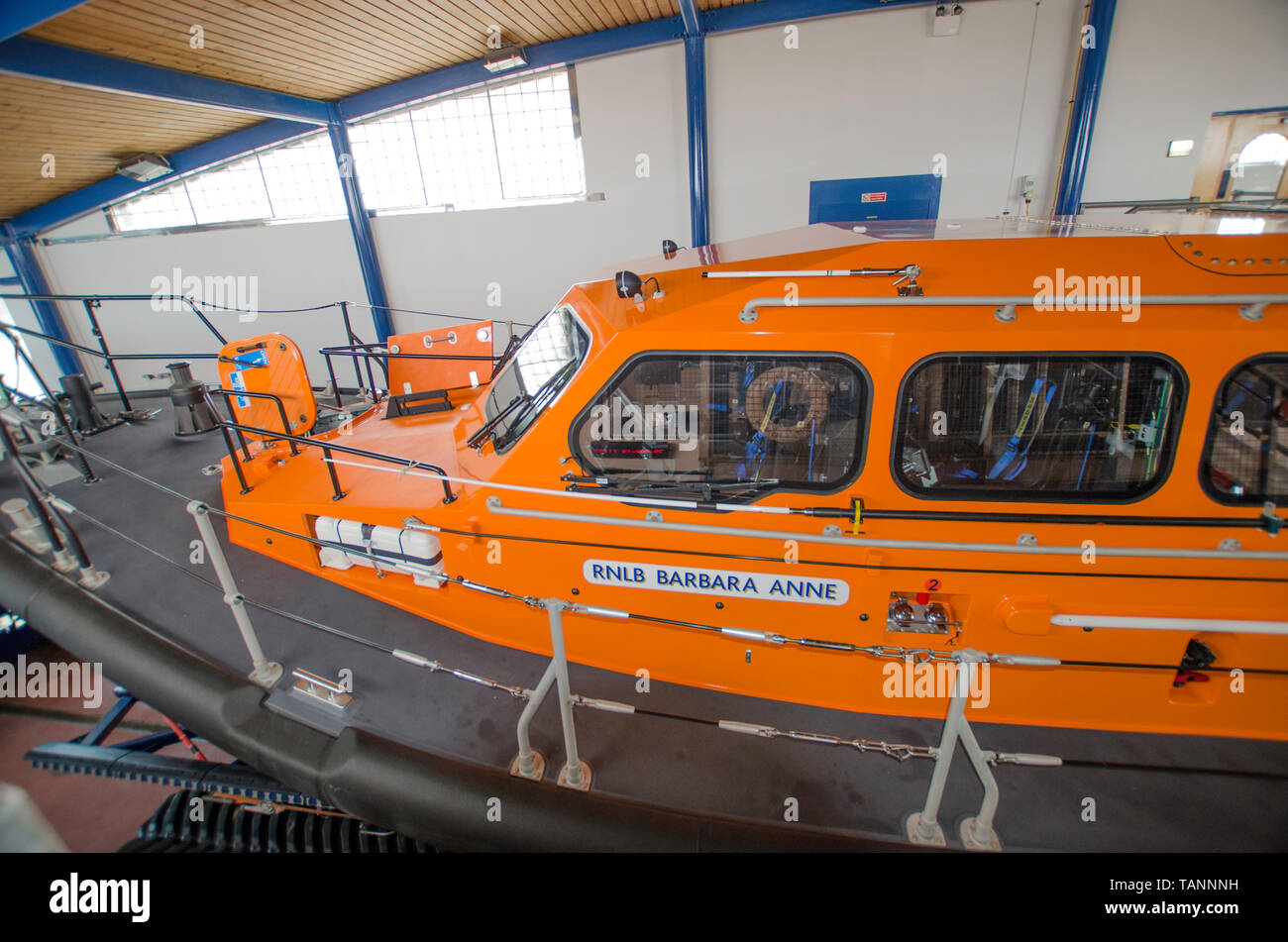 RNLI Lifeboat Station in Lytham St Annes, near Blackpool Stock Photo ...