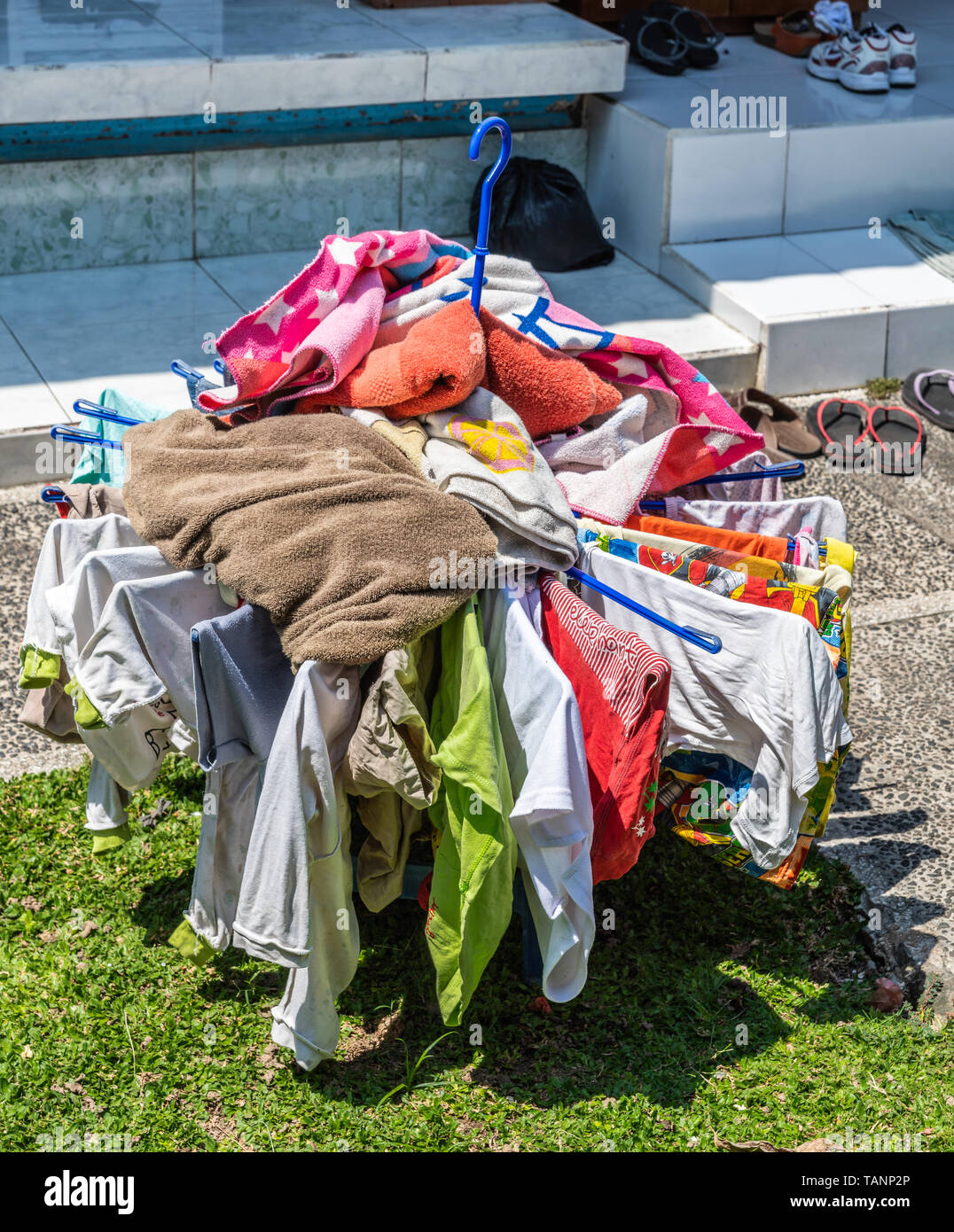 Laundry hang up hi-res stock photography and images - Alamy