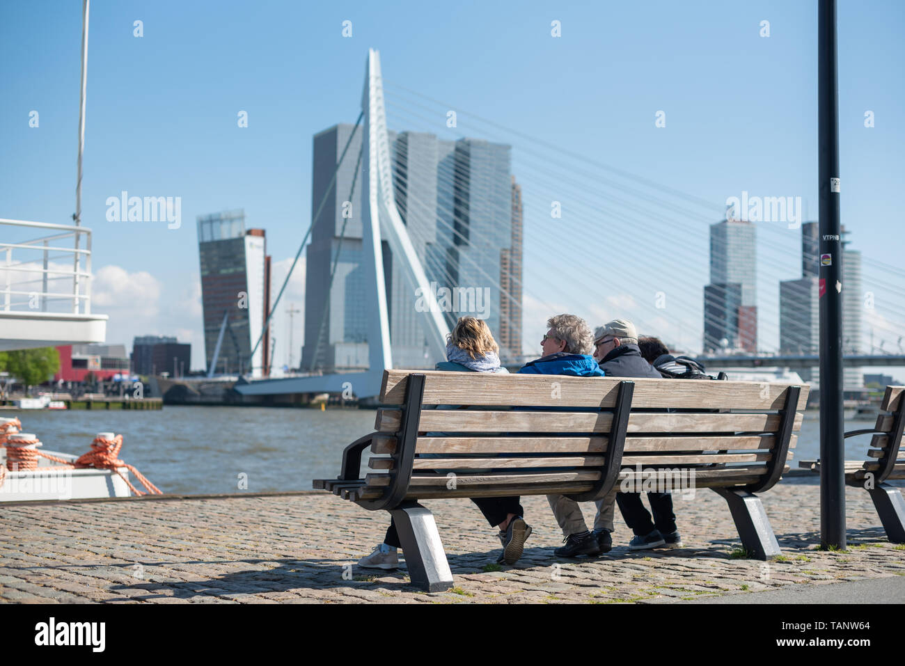 Person on bridge netherlands hi-res stock photography and images - Alamy