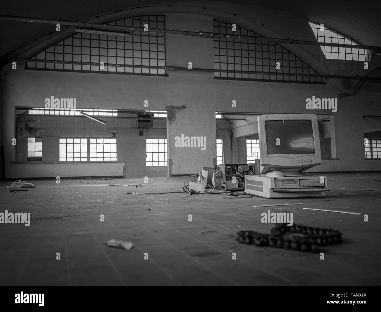 Destroyed computer hi-res stock photography and images - Alamy