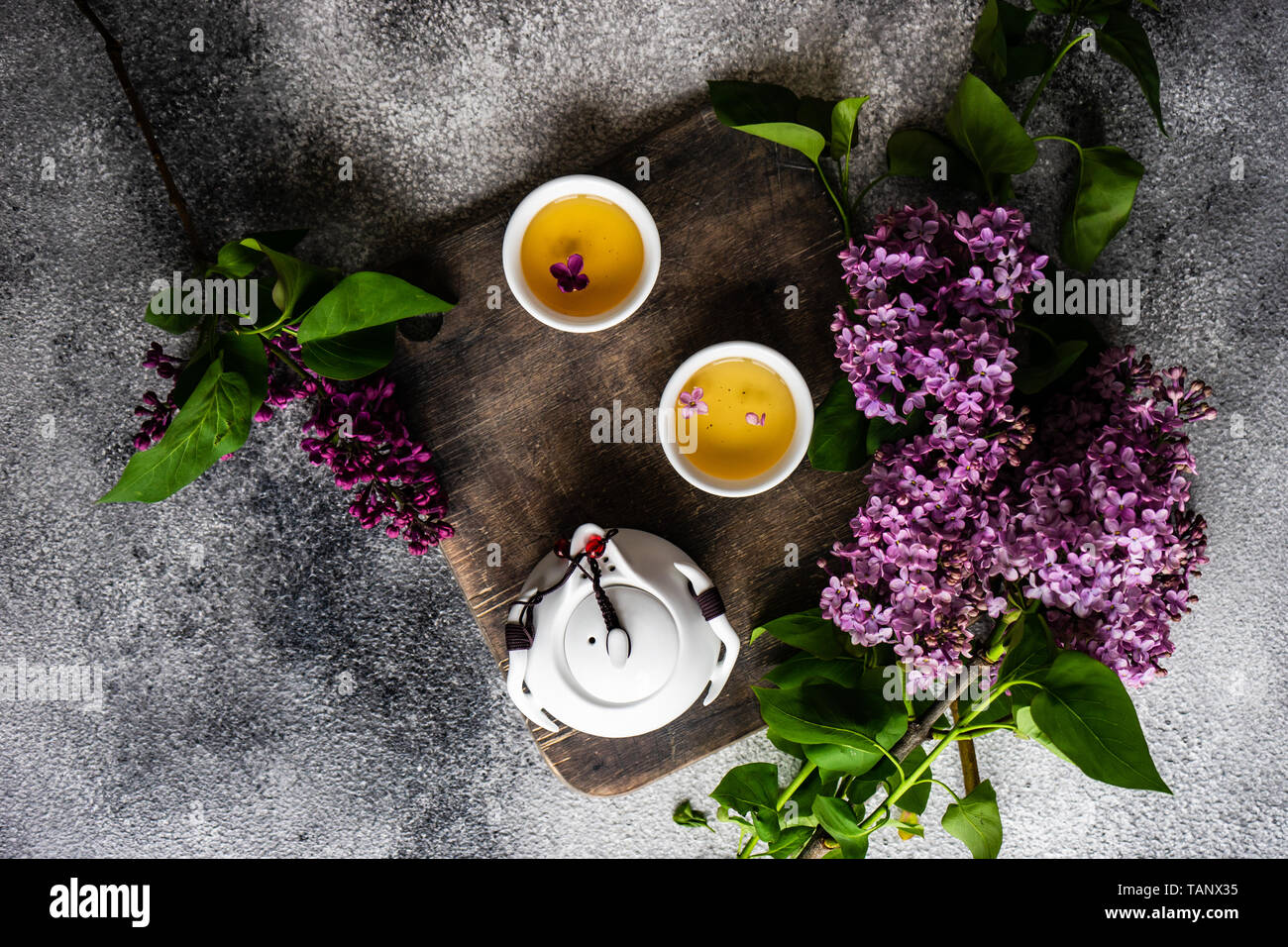 Asian style tea concept Stock Photo - Alamy