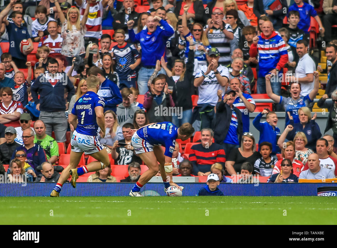 25th May 2019 , Anfield Stadium, Liverpool, England; Dacia Magic ...