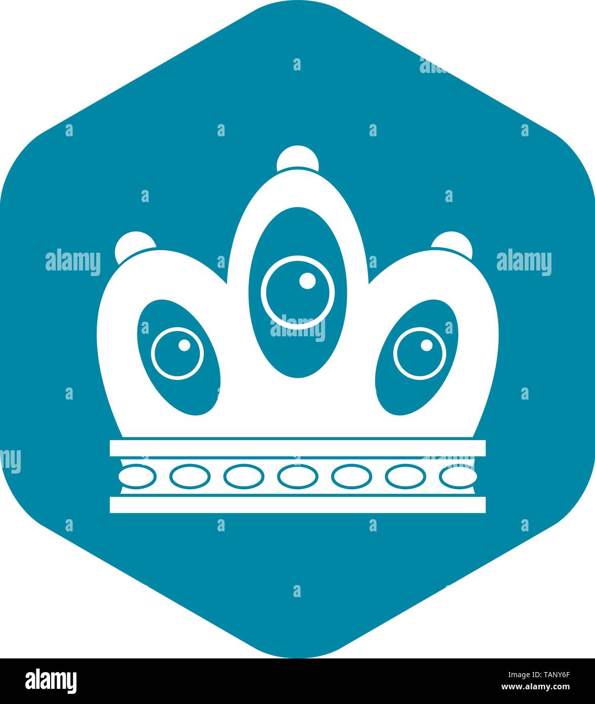 Queen crown icon, simple style Stock Vector Image & Art - Alamy