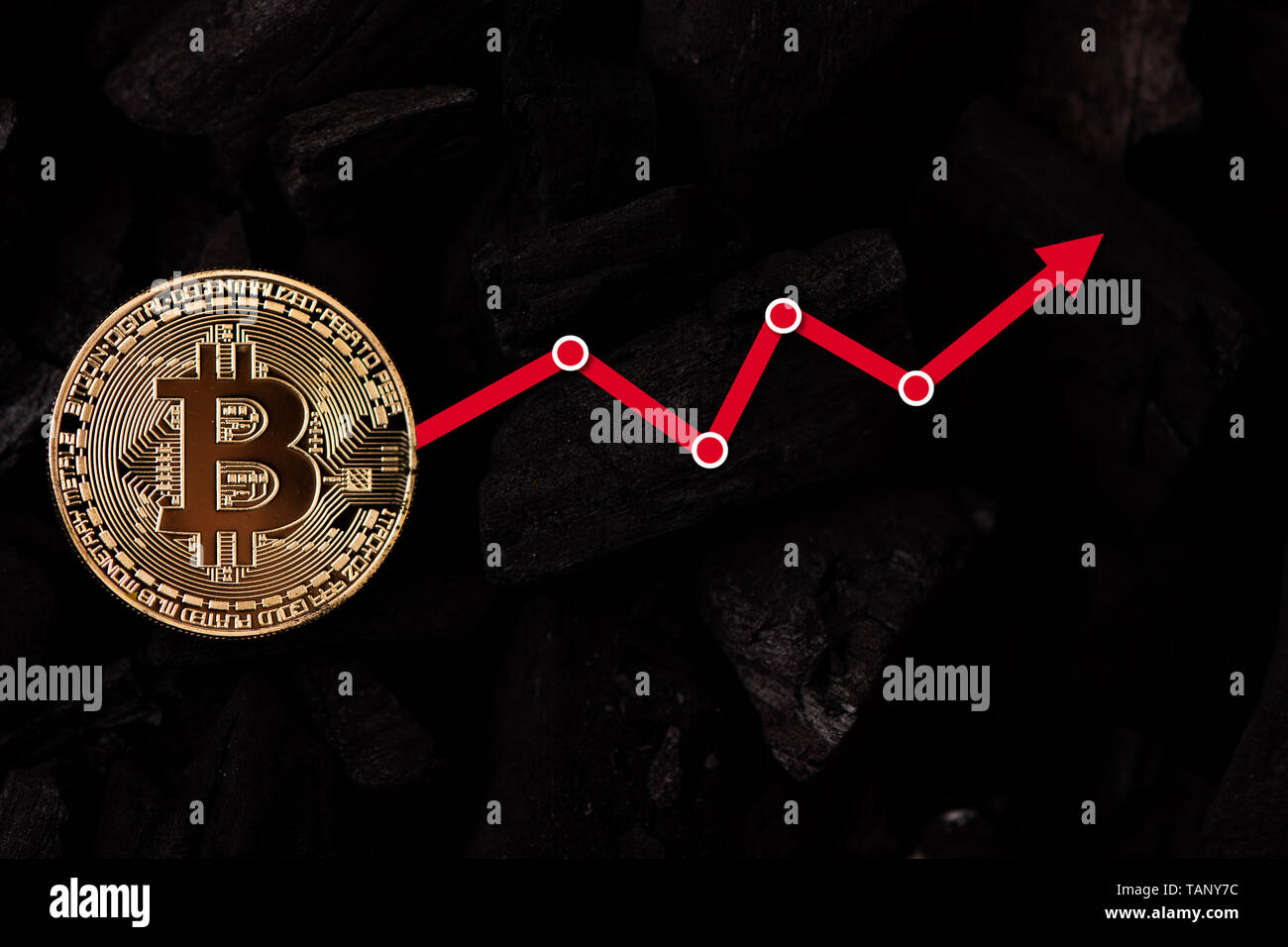 Arrow up increase icon vector hi-res stock photography and images - Alamy