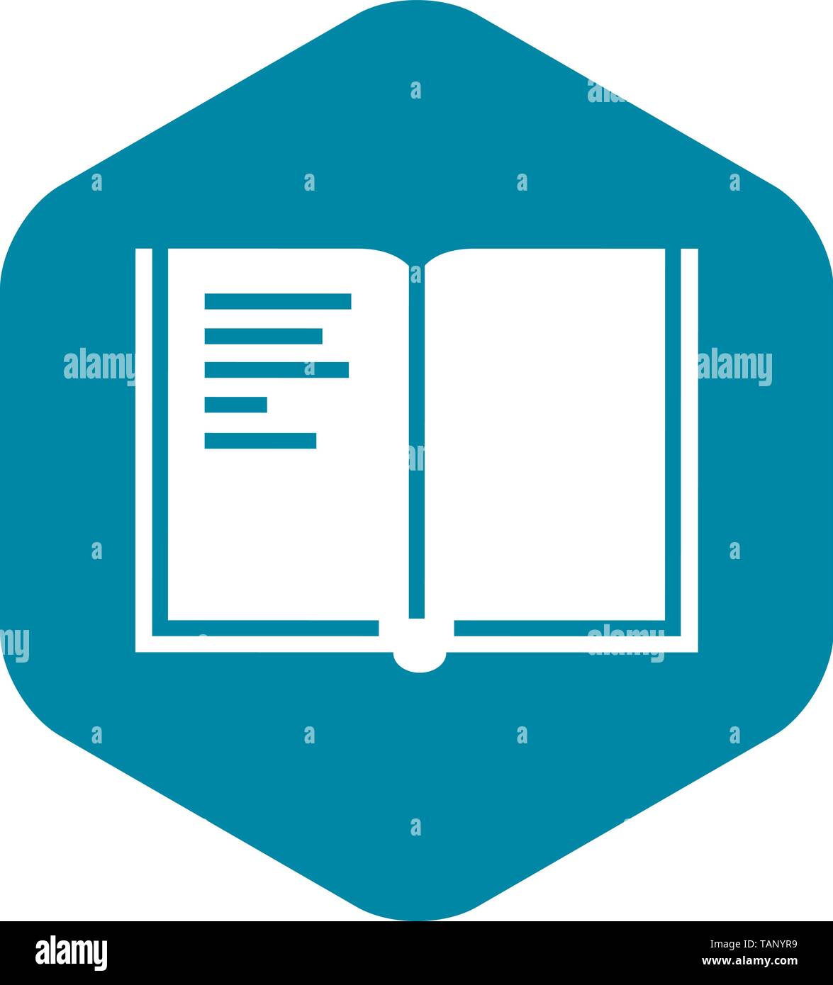 Open book icon, simple style Stock Vector Image & Art - Alamy