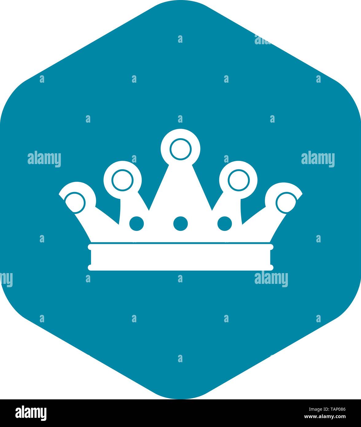 Royal crown icon, simple style Stock Vector Image & Art - Alamy